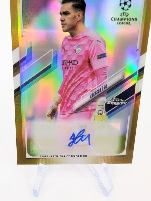 Voggt - buy EDERSON Auto card Topps Chrome 20/21 Champions League 30/50