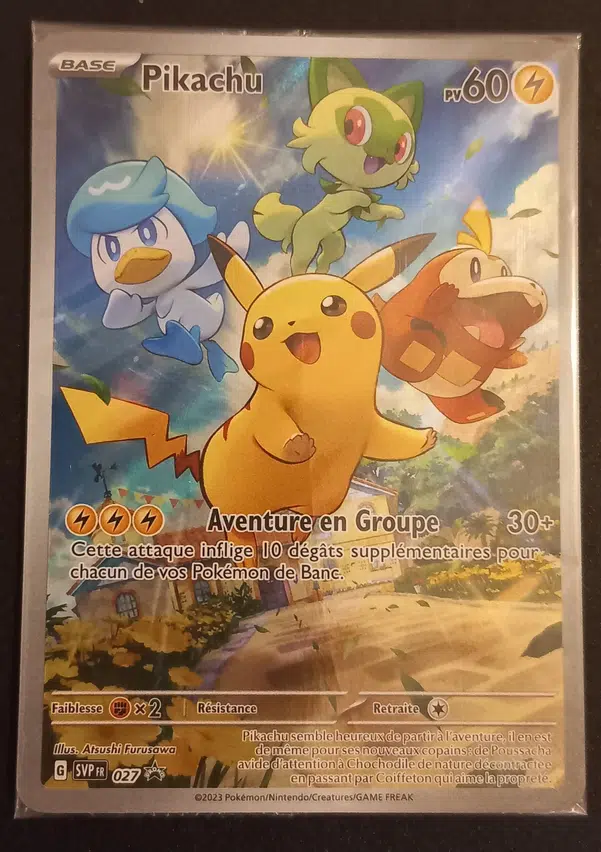 Voggt - buy Pikachu 027 promo scellée