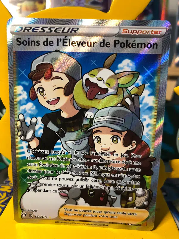Voggt - buy dresseur soins de l'eleveur de Pokemon 188/189 eb tenebres ...