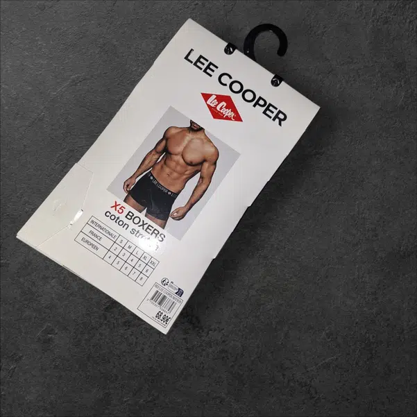 Voggt - buy Pack de 5 Boxers Hommes Lee Cooper Taille XXL Clairs