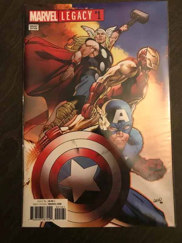 Voggt - buy Marvel Legacy (2017) #1D Cover by Greg Land (Ecellent état)