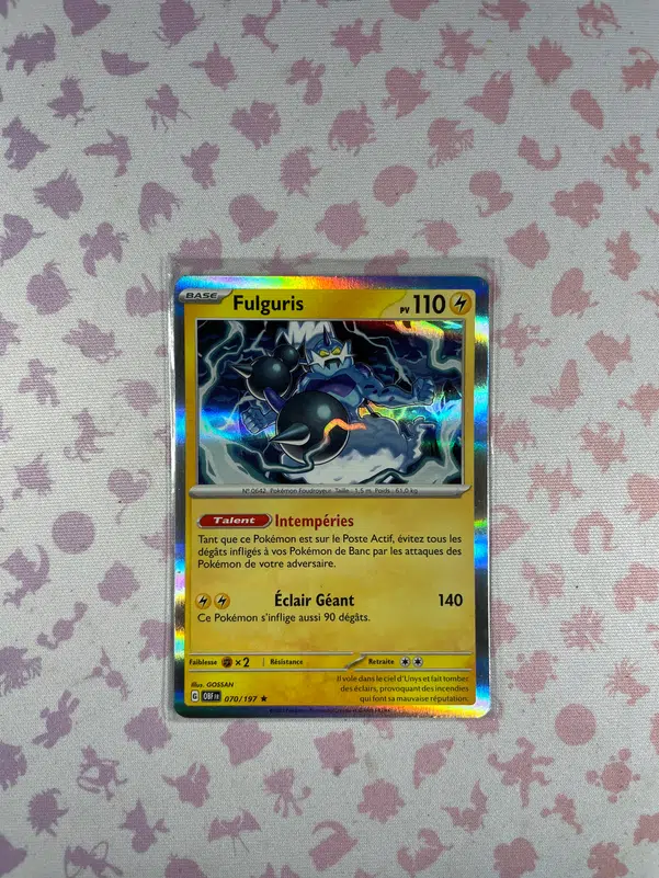 Voggt - buy Carte Pokémon Holo Fulguris 070/197 OBF Flammes Obsidiennes FR