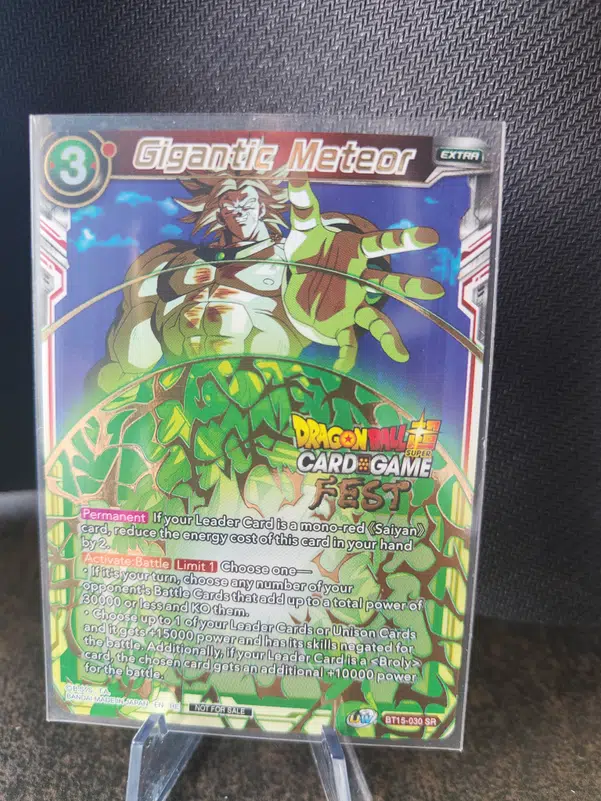 Voggt - buy SR Bt15-030 Broly gigantic meteor dragon ball