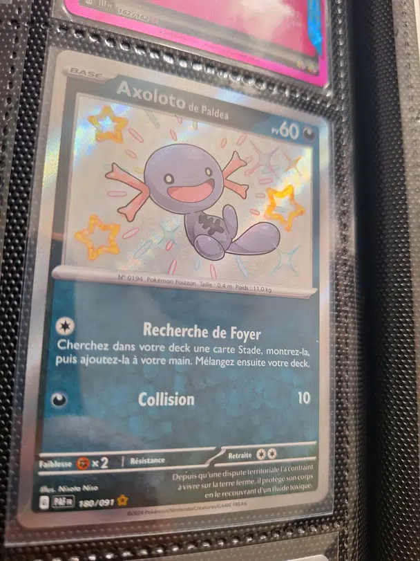 Voggt - buy Carte Pokémon - Axoloto De Paldea Shiny 180/091 - Ev4.5 Destinées De Paldea - FR