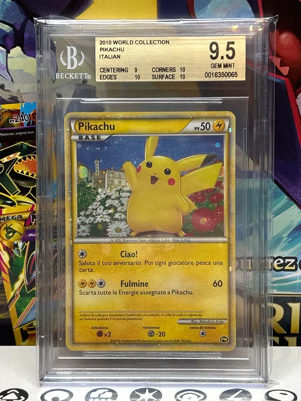 Voggt - buy Pikachu World Collection Italien BGS 9.5
