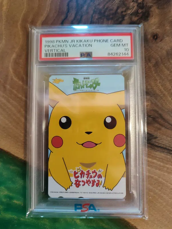 Voggt - buy Carte pokémon PSA10 Phone card pikachu 1998 japanese
