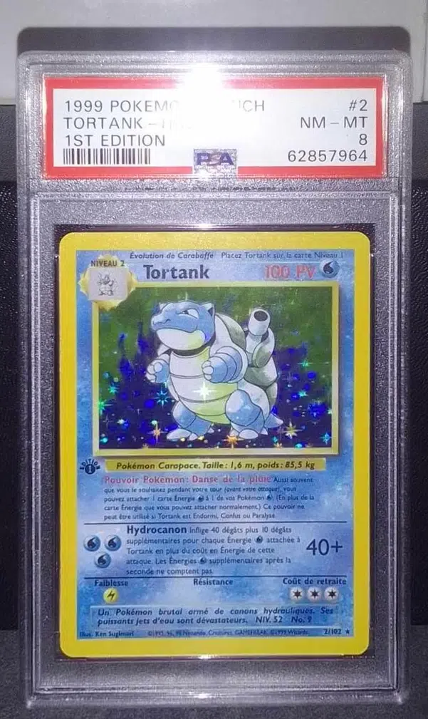Voggt - buy tortank holo 2/102 set de base edition 1 PSA 8
