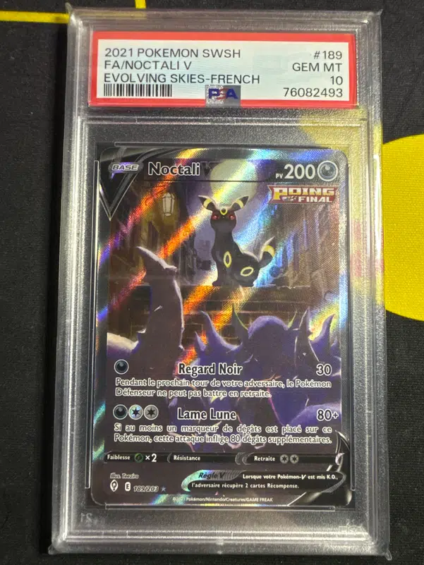Voggt - buy Noctali V Alternative - 189/203 - PSA 10 - Evolution Céleste