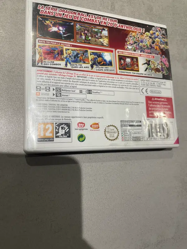 Voggt - buy Dragonball Z extrême butoden 3ds sans livret jeu + boîte