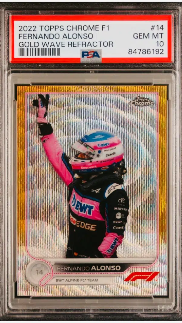 Voggt - buy Fernando Alonso /50 GOLD Wave REF PSA10