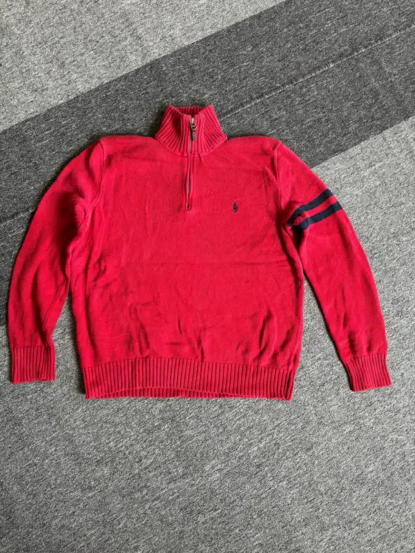 Voggt - buy pull 1/4 zip ralph lauren rouge S