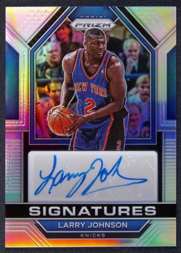 Voggt - buy 2022-23 Panini Prizm Larry Johnson Signatures Silver