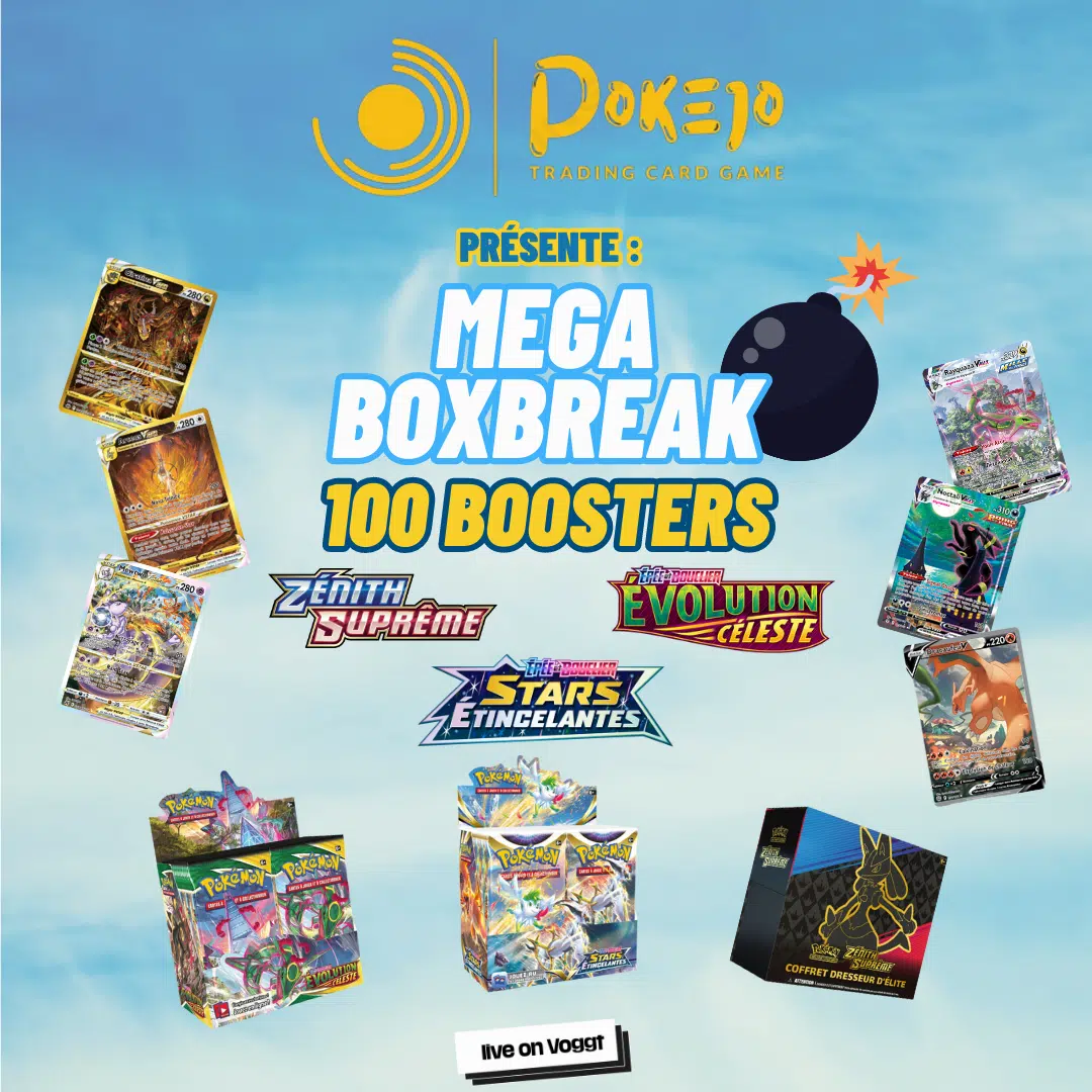 Voggt - Watch 💥MEGA BOXBREAK 100 BOOSTERS : EB07 / 09 / 12.5💥 ETB ZENITH A GAGNER 💥