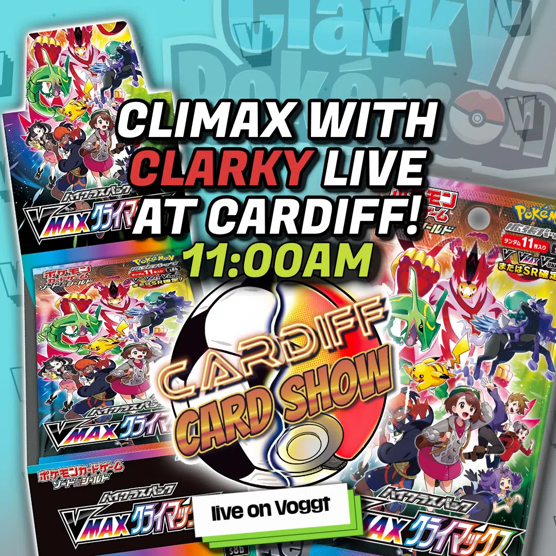 Voggt - Watch Clarky @ Cardiff Card Show Live!