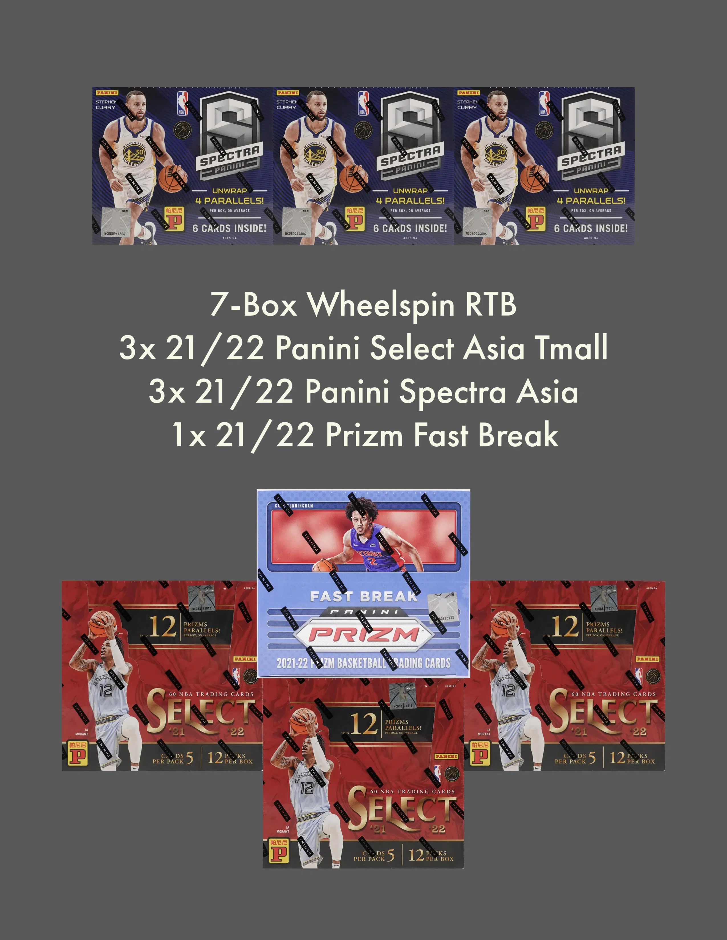 Voggt - Watch 21/22 Panini Select Asia Tmall, Spectra Asia & Prizm Fast ...