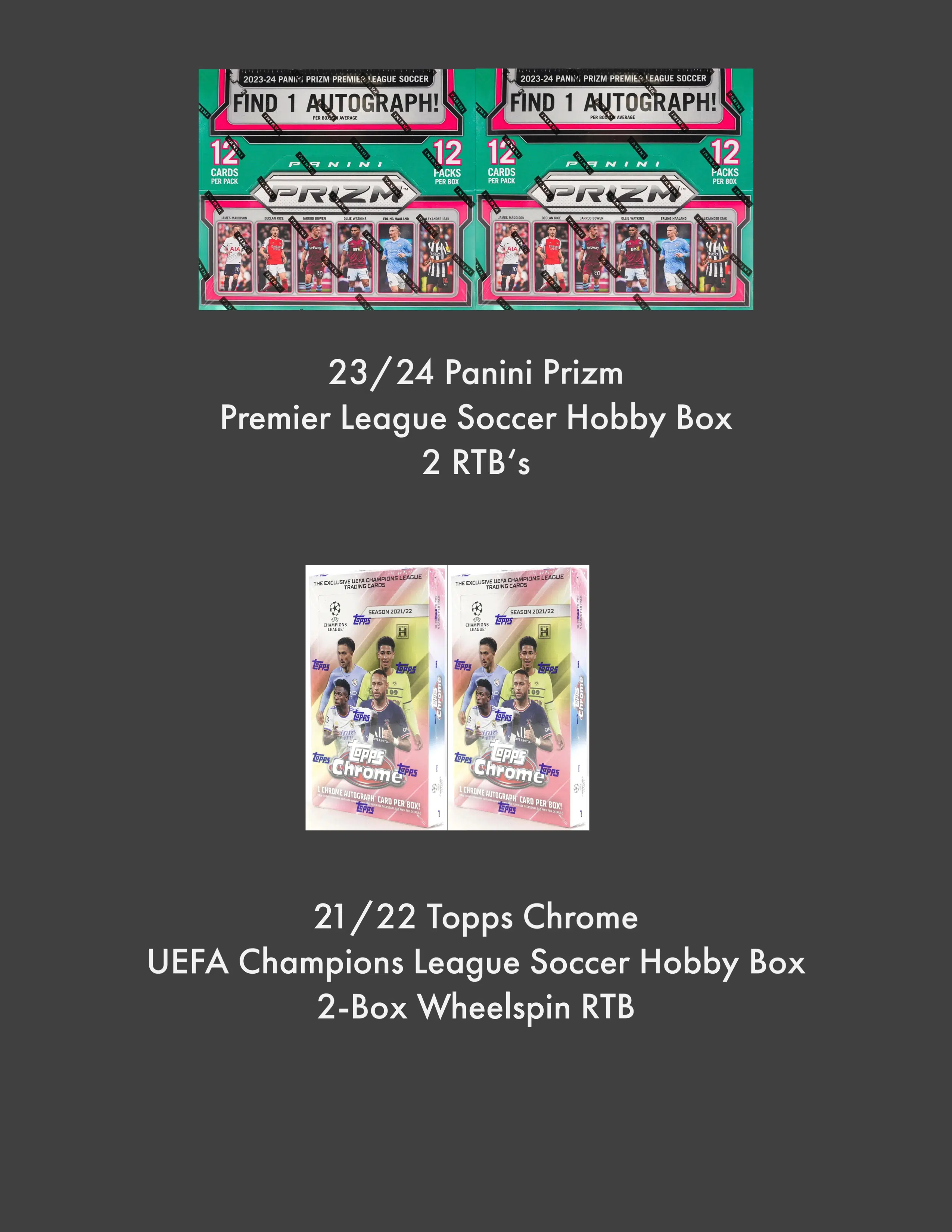 Voggt - Watch 23/24 Panini Prizm Premier League RTB / Topps UEFA ...