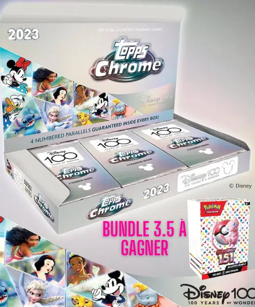 Voggt - Watch Topps Chrome Disney -> Bundle 151 et carte gradée à ...